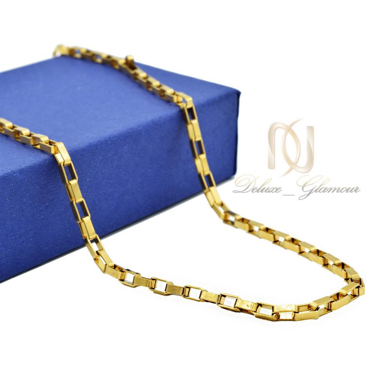 خرید زنجیر مردانه استیل آجری Nw N553