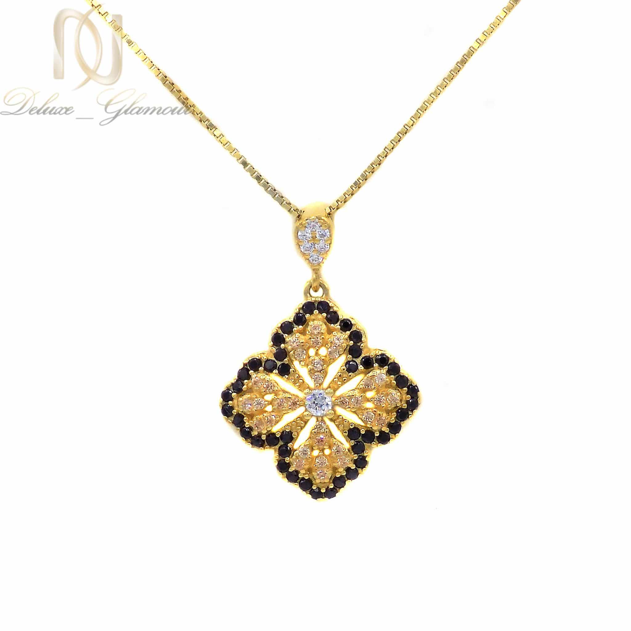 گردنبند زنانه ظریف نقره 925 اصل نگین دار Ma N549 فروشگاه اینترنتی